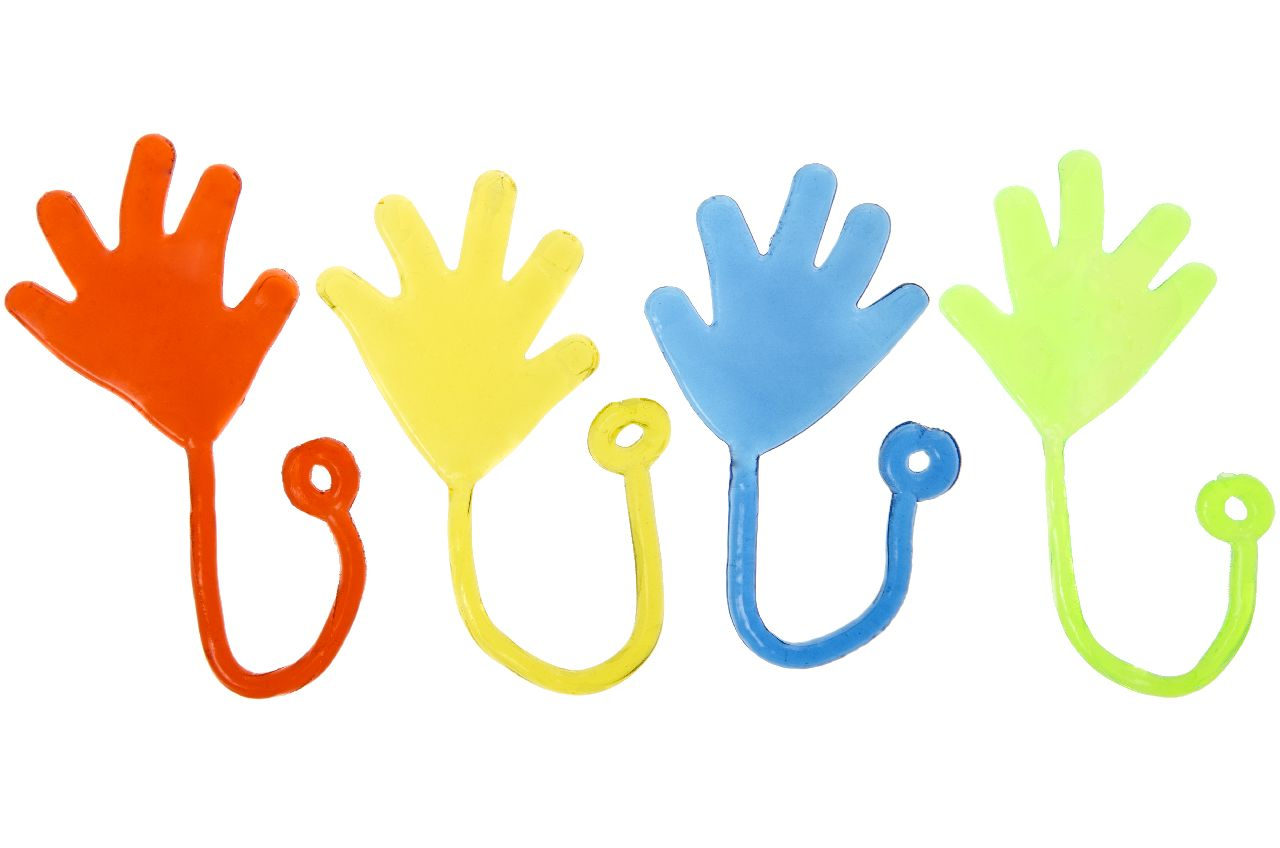 Plakhandje - Sticky Hand - Kleef handje - 48 stuks - MEDIUM ...